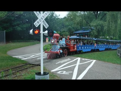 Oldest Operating CP Huntington Locomotive! Filming the Storyland train ...