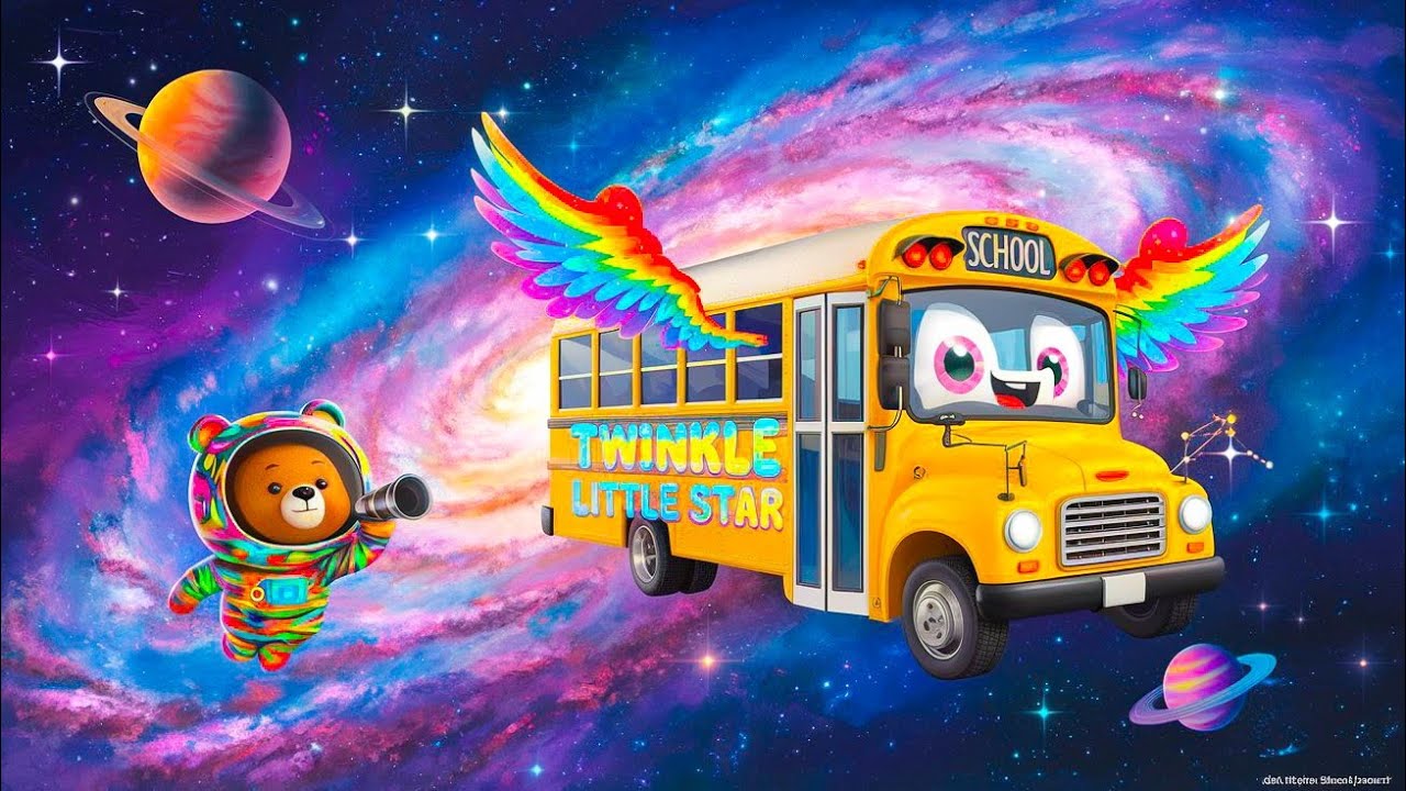 Wheels On The Bus 🚌 + Twinkle Twinkle Little Star ⭐ by @KidssVentures ...