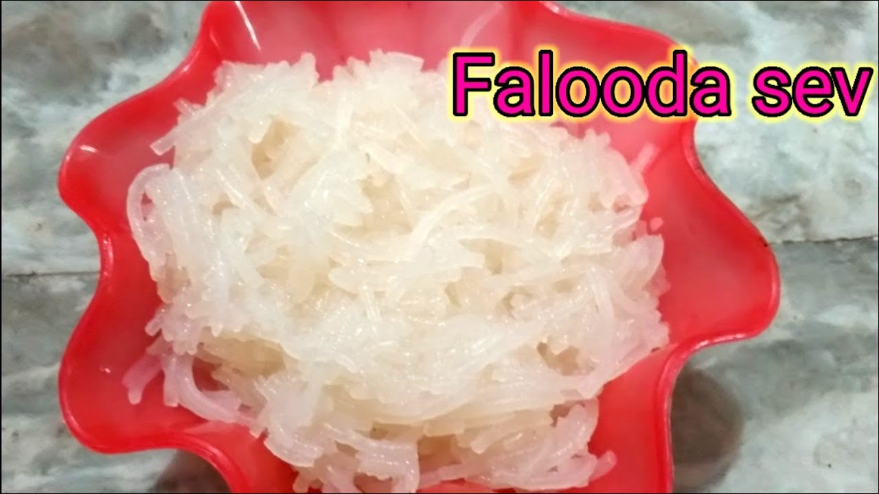 Falooda Sev/ How to make Falooda Sev in Telugu - YouTube