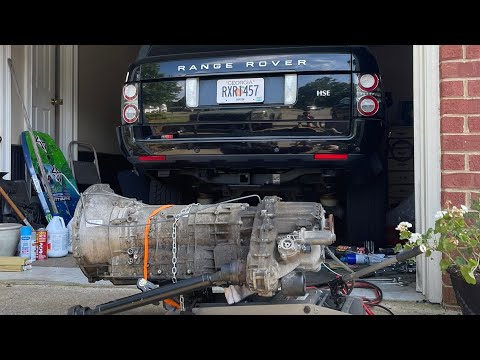 2010-2012 Range Rover L322 Transmission Removal - YouTube