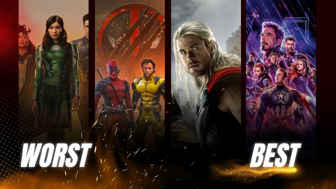 Every MCU Movie Ranked Worst to Best - YouTube