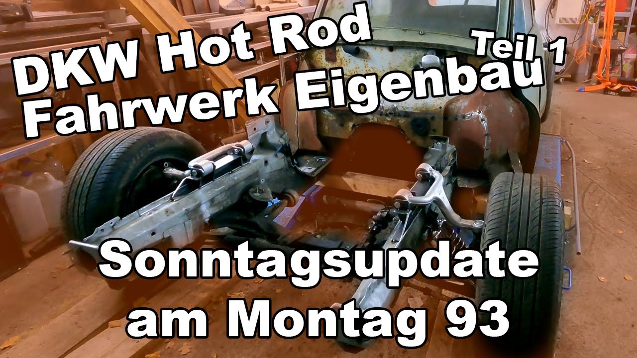DKW Hot Rod - Doppelquerlenker Vorderachse Eigenbau - Suam 93 - YouTube
