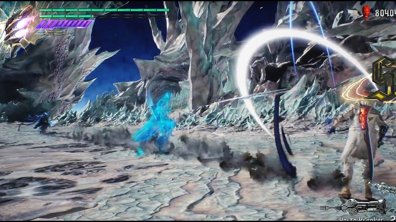 DMC 5 - Vergil's doppleganger taunts back!! - YouTube