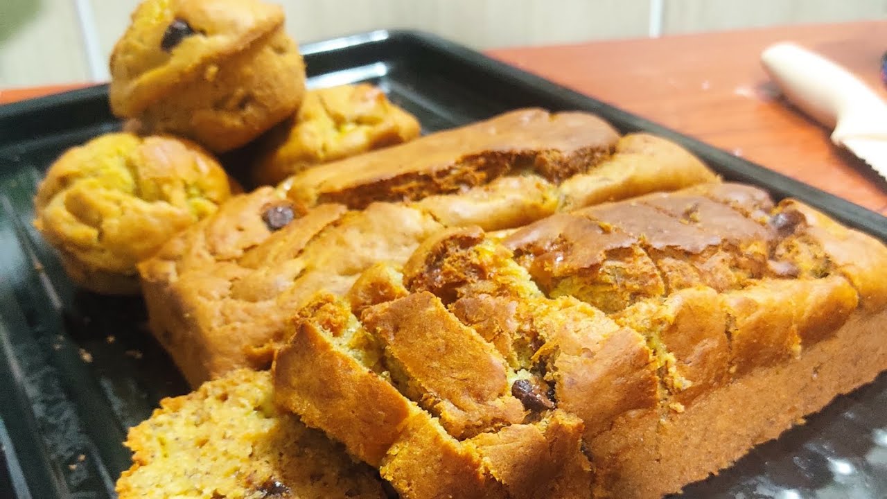Let's make banana cake! | mamu ana vlogs - YouTube