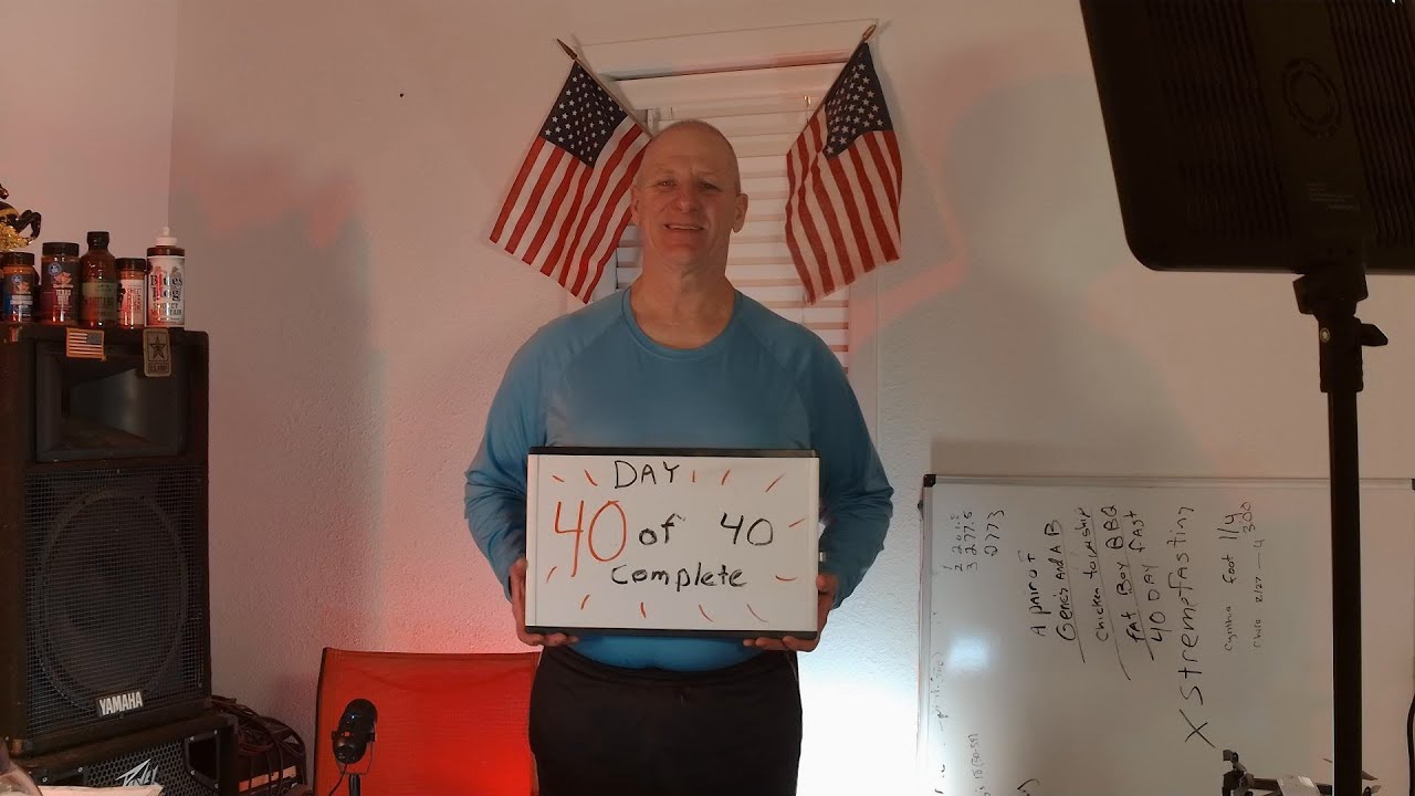 40 day fast complete. - YouTube