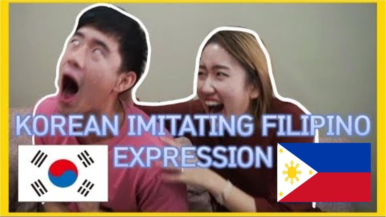 필리핀사람들 표정 따라하기 / IMITATING FILIPINO HAND GESTURES AND FACIAL ...