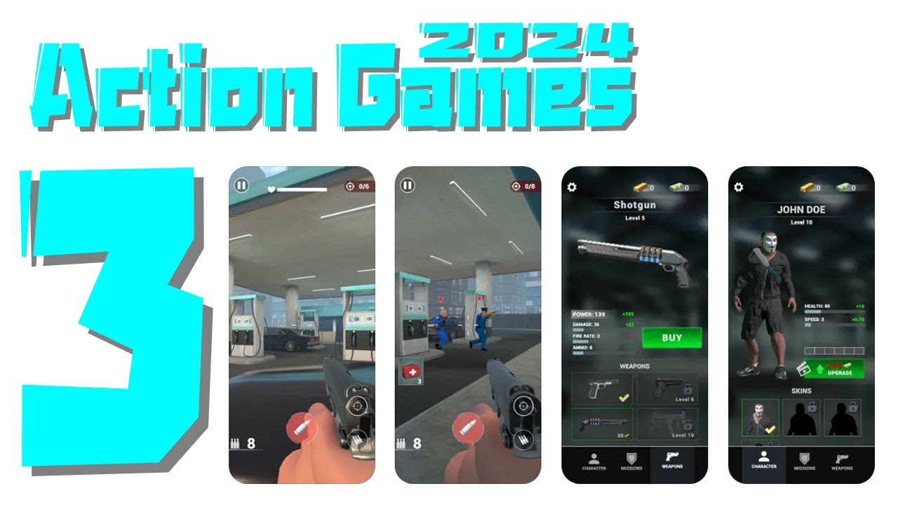 NEW Action Game Ideas 03 | 2024 - YouTube