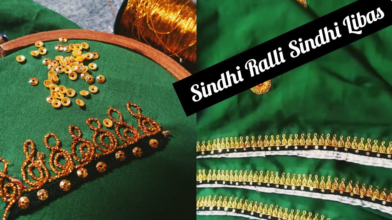 Marorri Mukka Embroidery / Hand Embroidered Mukka & Marorri Golden Zari ...