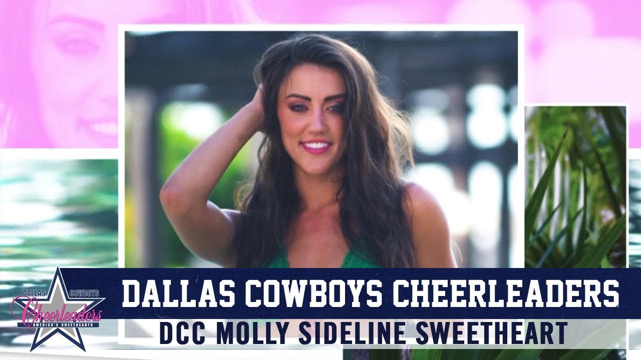 Dallas Cowboys Cheerleaders Sideline Sweetheart – Molly | Dallas ...