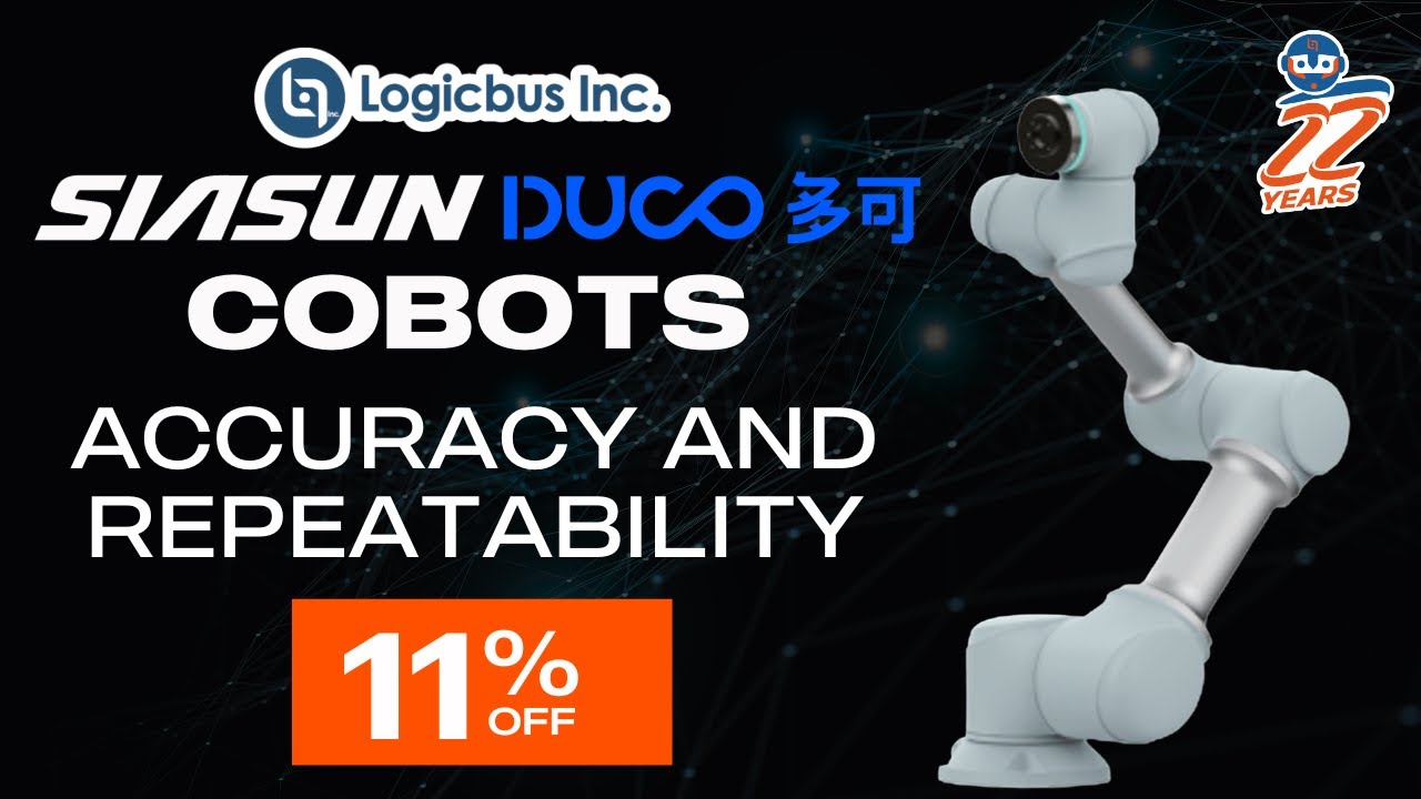 SIASUN DUCO COBOTS: accuracy and repeatability - 11% OFF | Logicbus - YouTube