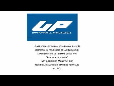 201600094 Practica de MS DOS - YouTube