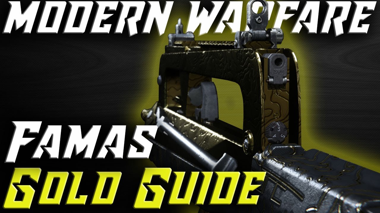 Famas Gold Guide - Road to Damascus - Call of Duty Modern Warfare Tips ...