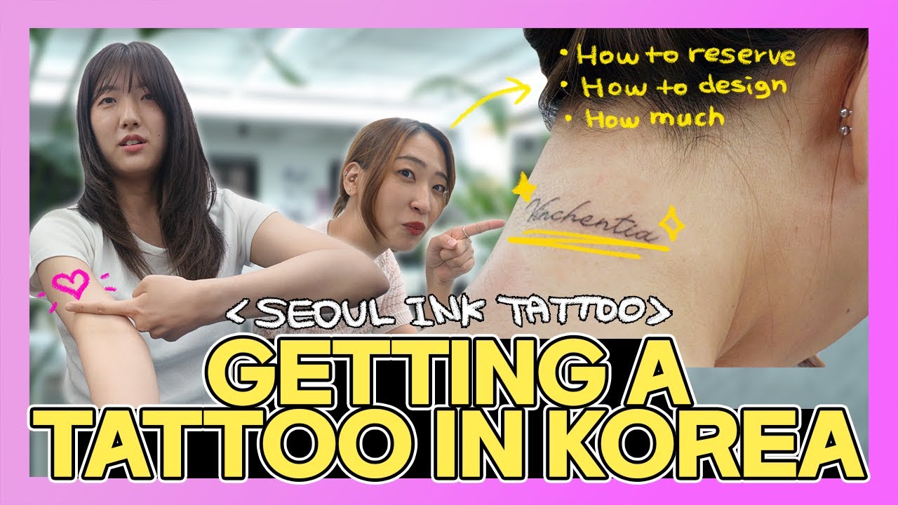(EN) Getting a Tattoo in Seoul, Korea l Hangul Tattoo [HARAGO E3] - YouTube
