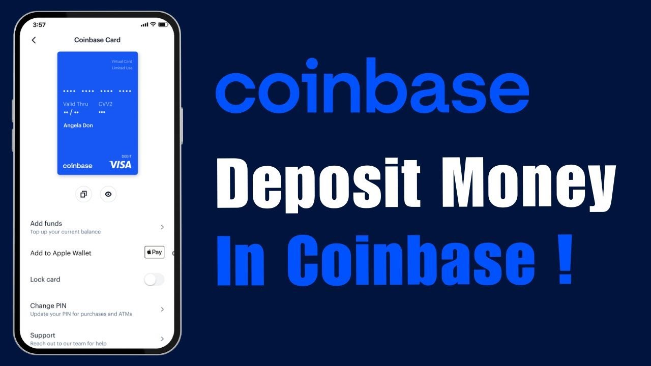 How to Deposit Money in Coinbase ! (2024) - YouTube