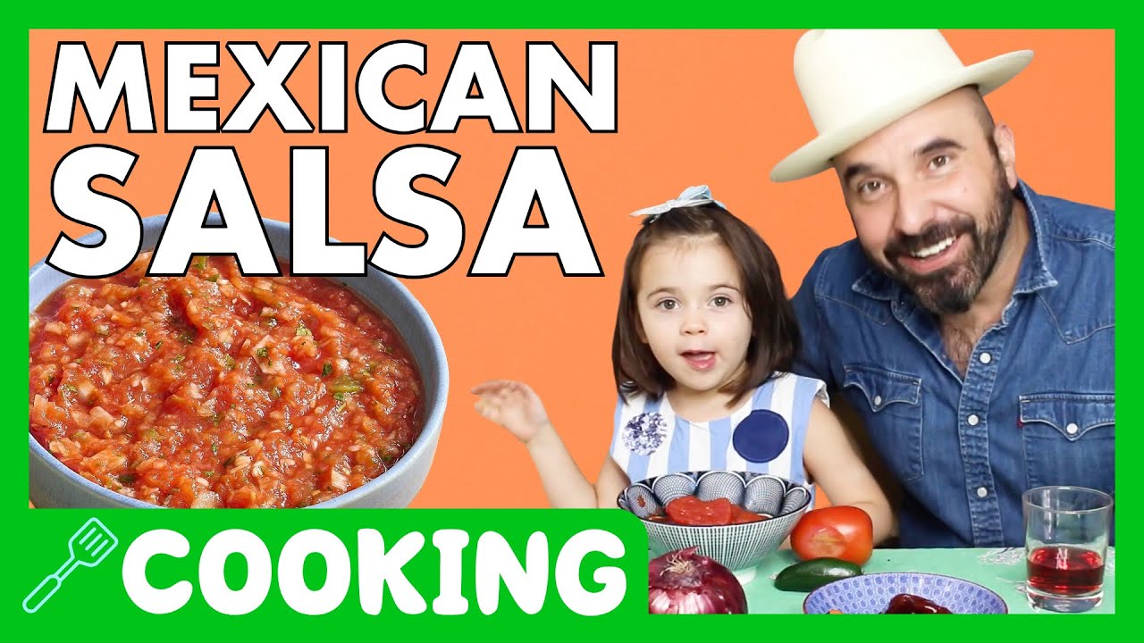 How to Make Mexican SALSA! 🌶️ Cooking for Kids | Lucky Diaz - YouTube