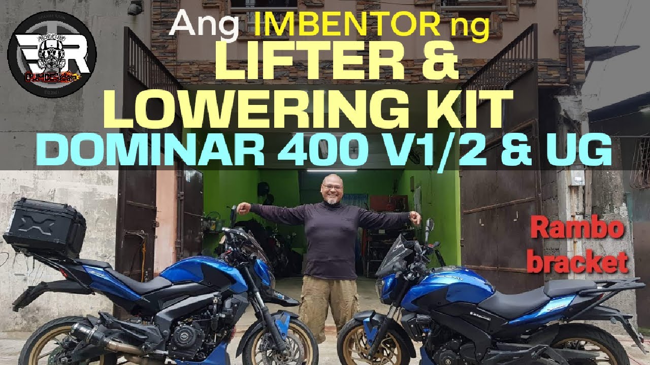 LOWERING KIT & LIFTER for Dominar 400 | Lowering Kit for Dominar ...