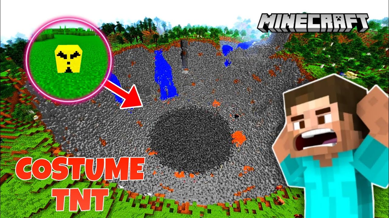 Minecraft but there are costume TNT's 🔥 - YouTube