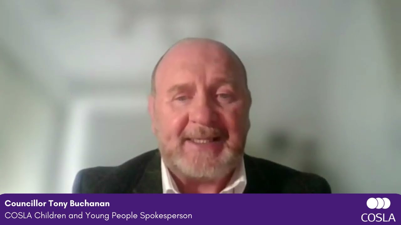 Cllr Tony Buchanan at the 'Let's Talk Education' national discussion ...