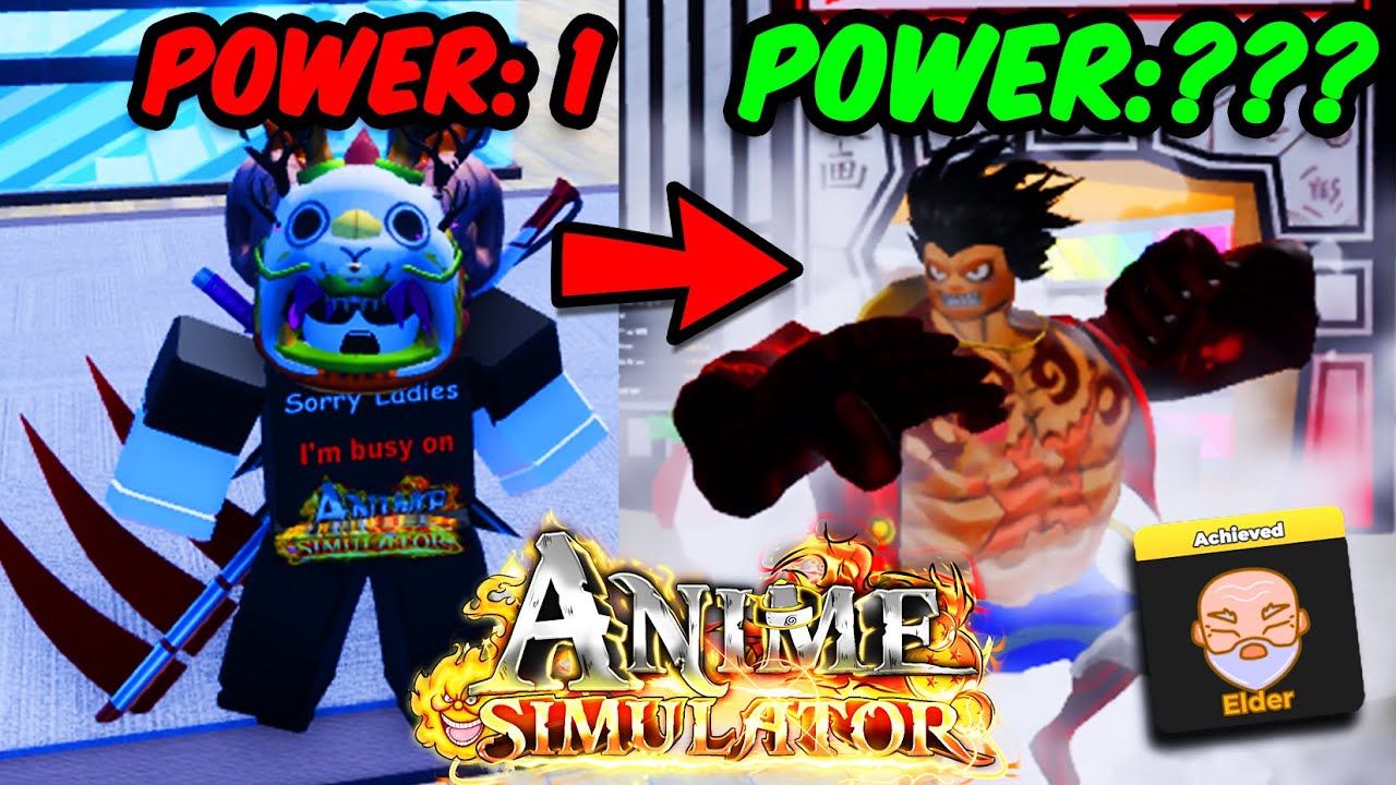 Becoming The Strongest Player in Anime Simulator Roblox! - YouTube