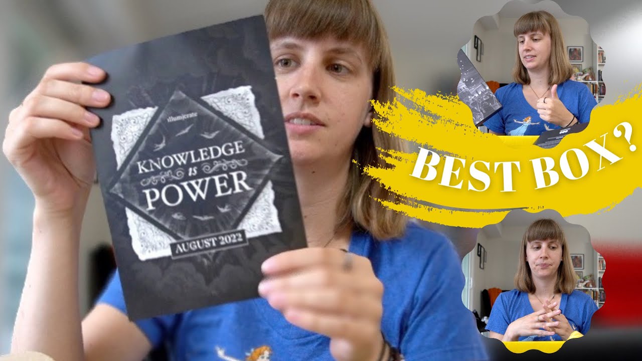 August 2022 Illumicrate Unboxing | Knowledge Is Power - YouTube