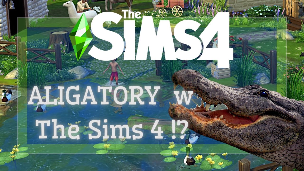 ALIGATORY W THE SIMS 4 !? 😮😲😮 Wiejska Sielanka🌱 ZASKAKUJE! - YouTube