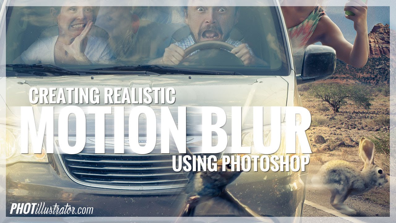 PHOTOSHOP TUTORIAL: Creating Realistic Motion Blur - YouTube