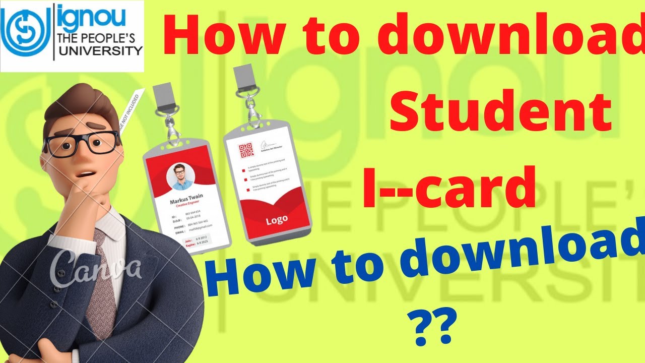 How to download IGNOU student identity card l IGNOU ki id card ko kaise ...