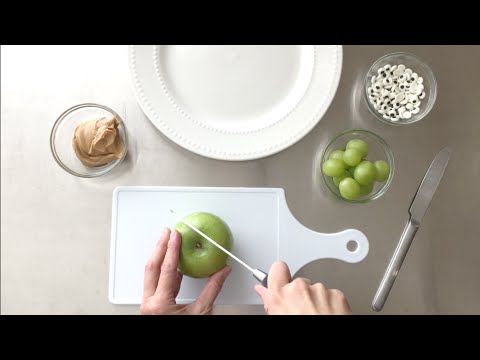 Healthy Apple Turtle Snack - YouTube