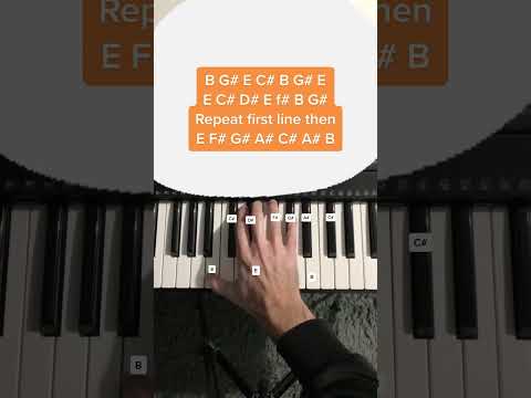FNAF SECURITY BREACH - DAYCARE THEME (EASY PIANO TUTORIAL WITH LETTER ...