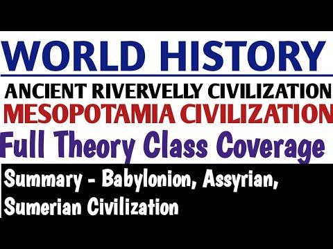 Mesopotamia Civilization Summary //World History //Ancient rivervelly ...