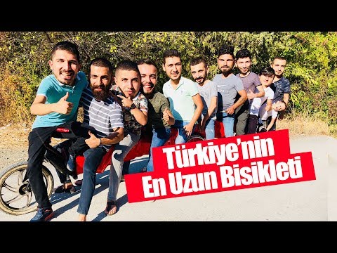 TÜRKİYE'NİN EN UZUN BİSİKLETİ İLE SUYA UÇTUK!