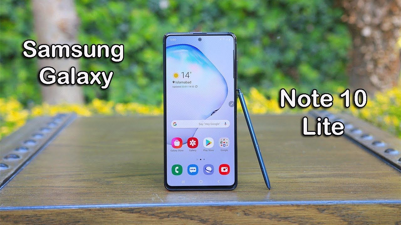 Samsung Galaxy Note 10 Lite Hands-On and First Impressions - YouTube