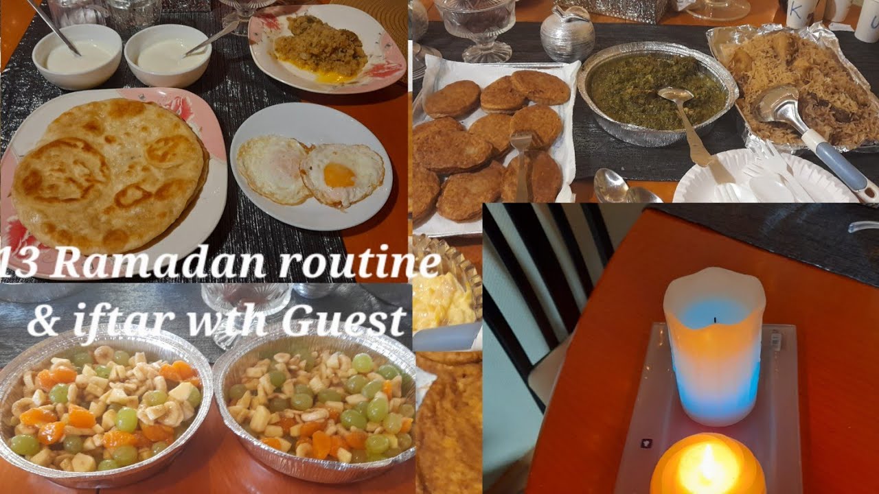 13 Ramadan routine 2024 in Germany. [ iftar with guest].( All ...