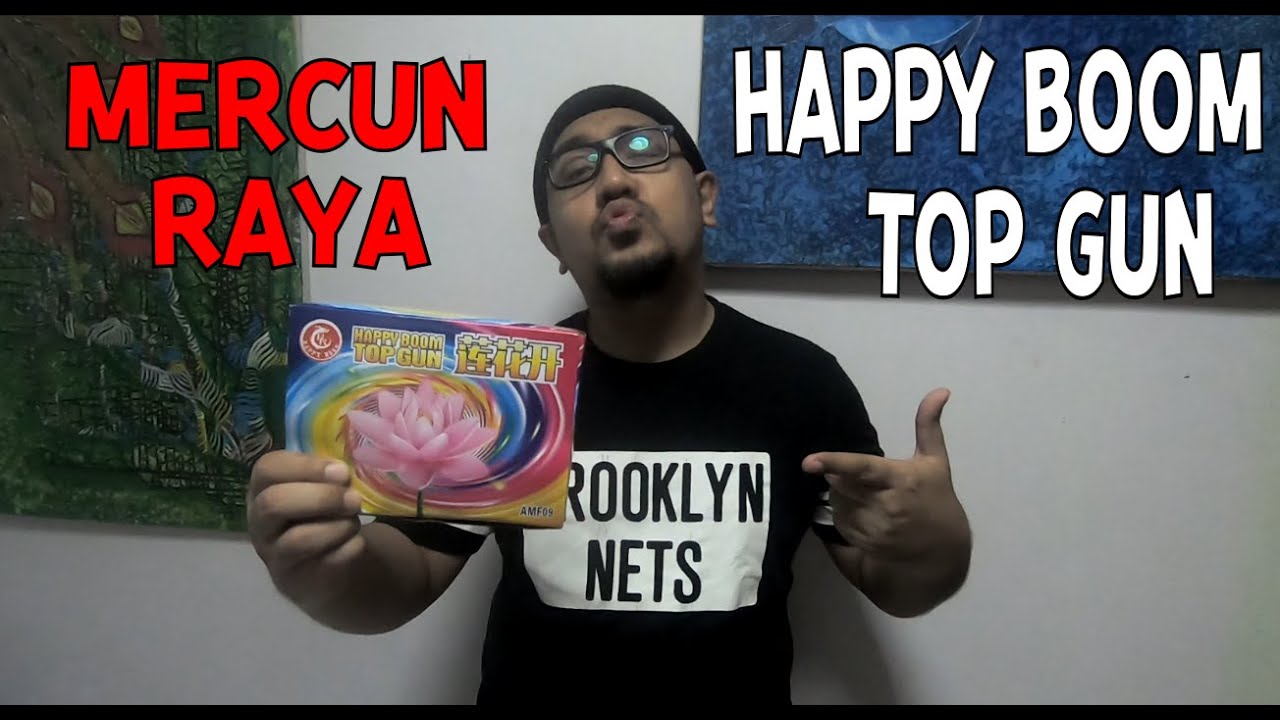 Aku review mercun HAPPY BOOM TOP GUN pula! Mercun Gasing Padu - YouTube