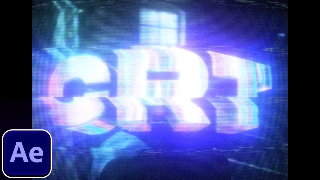 How To Make The CRT REVERSE EFFECT In After Effects - YouTube
