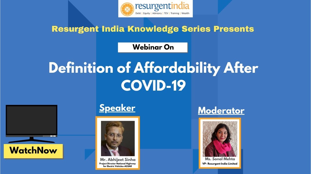 Webinar- Definition of affordability after corona virus - YouTube