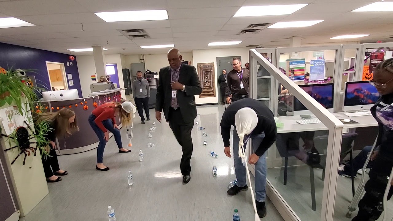 MHS admin team building activity fall 2019 - YouTube