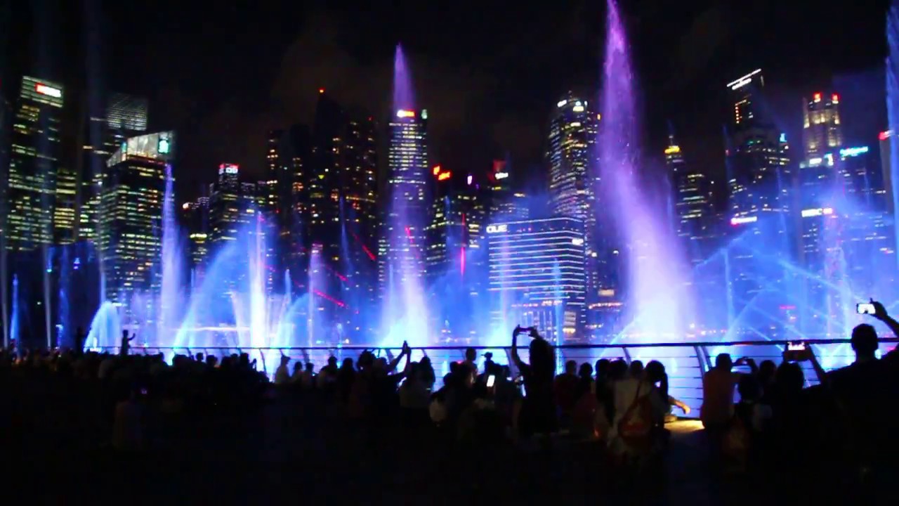 SPECTRA - Marina Bay Sands light & water show - YouTube