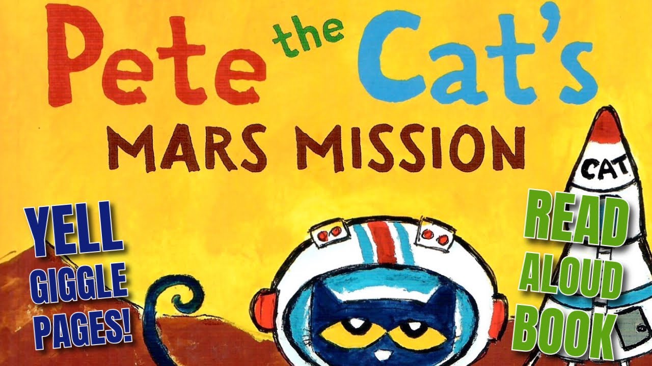 🚀🪐😂 Pete the Cat's Mars Mission | GoKidz | Back to School Read Aloud ...