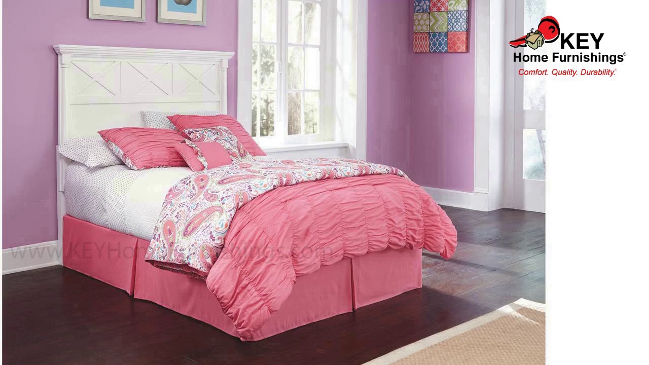 Ashley Kaslyn Queen Panel Headboard B502-57 | KEY Home - YouTube