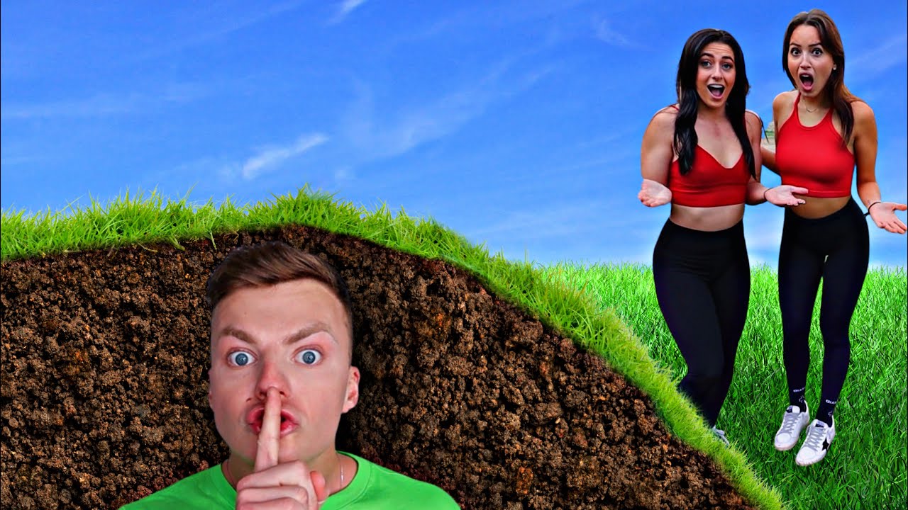 Hiding UNDERGROUND From GIRLS! HIDE & SEEK Challenge - YouTube