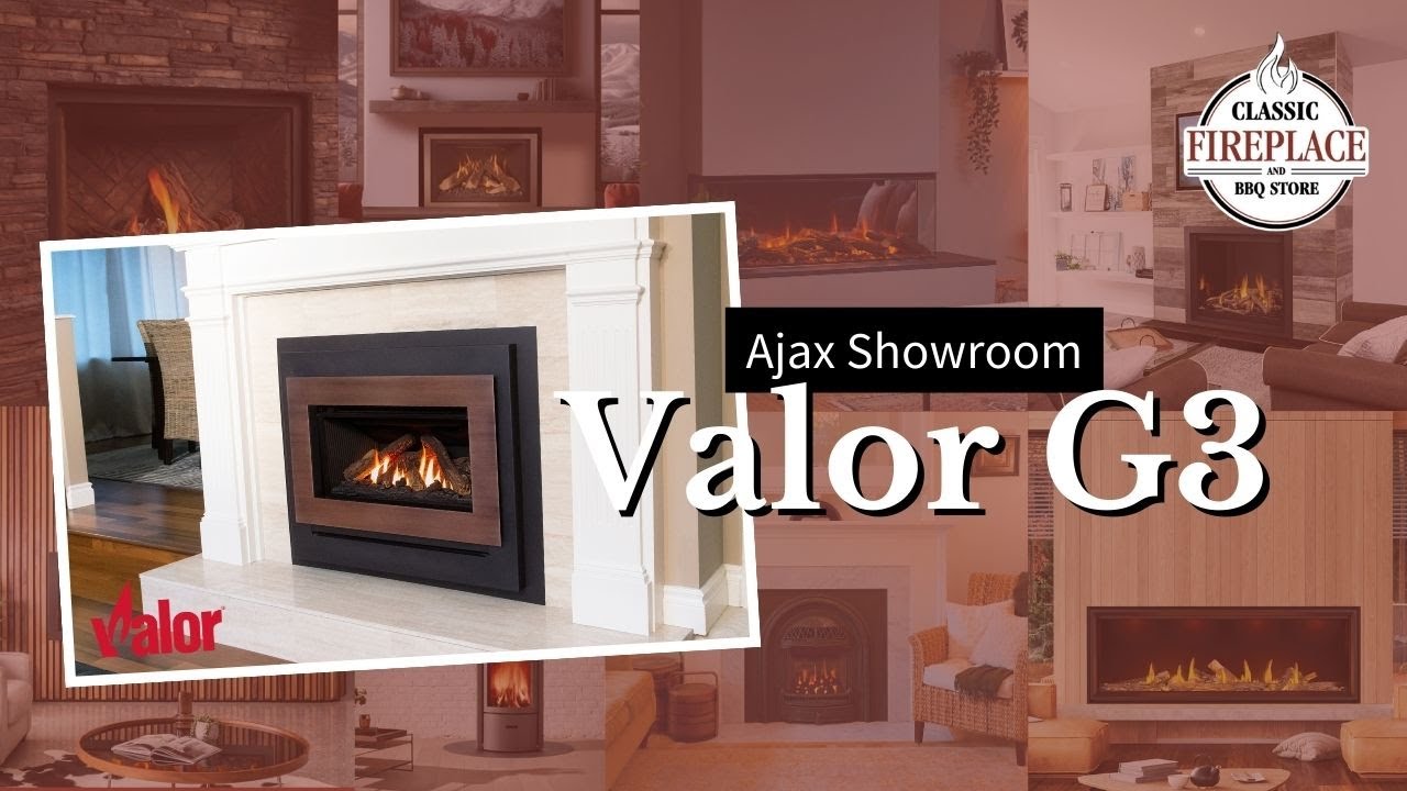 Valor G3 Gas Insert - Burning at our Ajax Showroom (739MN) - YouTube