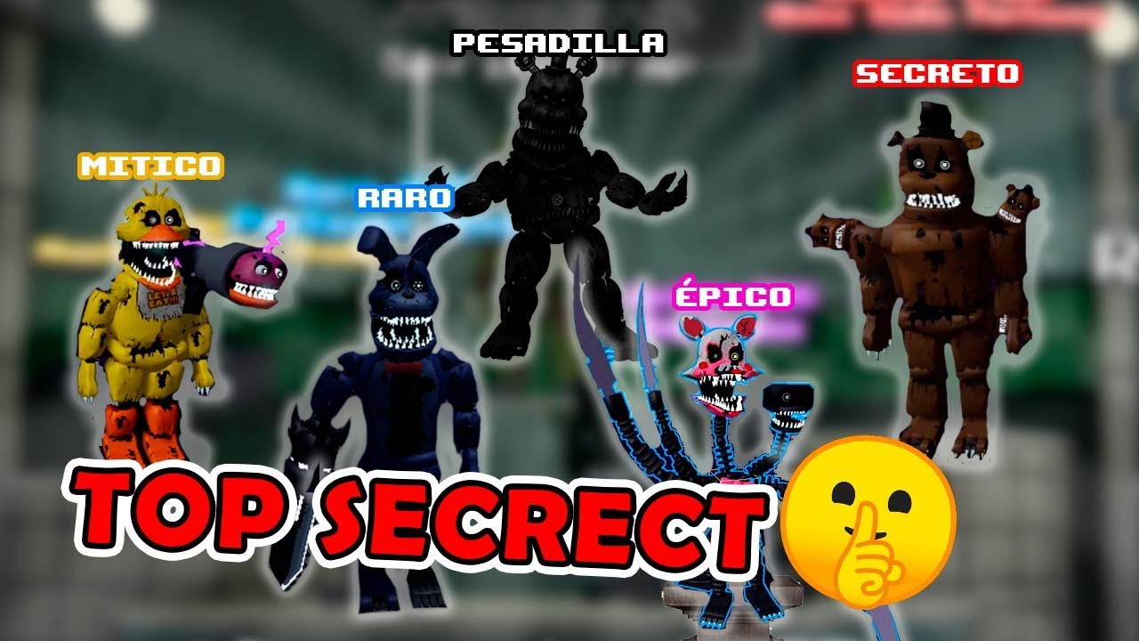 POSIBLES NIVELES DE RAREZA DE LAS UNIDADES NIGHTMARE (Five Nights TD) # ...