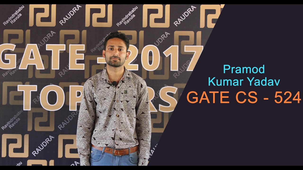 Pramod Kumar Yadav (AIR 524) - YouTube