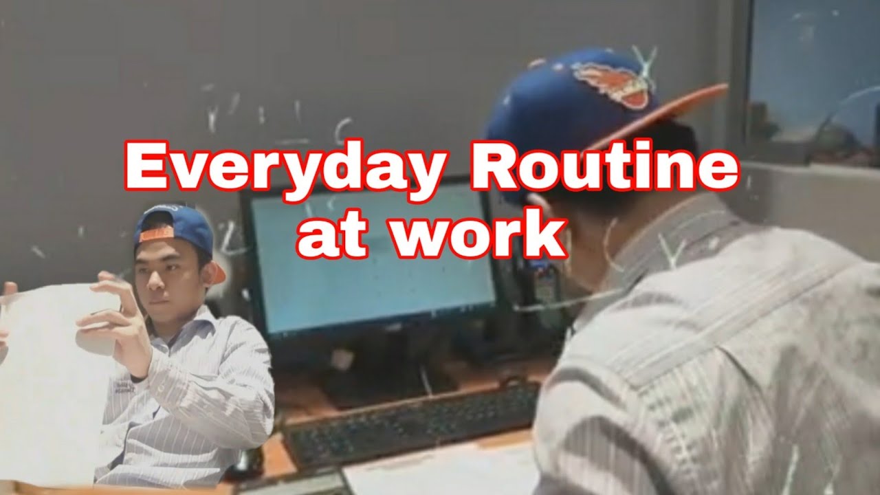 Try VLOG#02 : Everyday Routine at work - YouTube