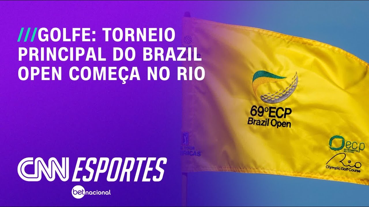Golfe: torneio principal do Brazil Open começa no Rio | CNN PRIME TIME ...