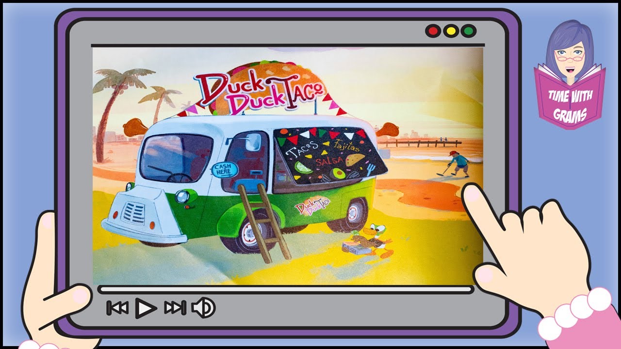 Read Along | Duck Duck Taco Truck (with Highlighted words!) - YouTube