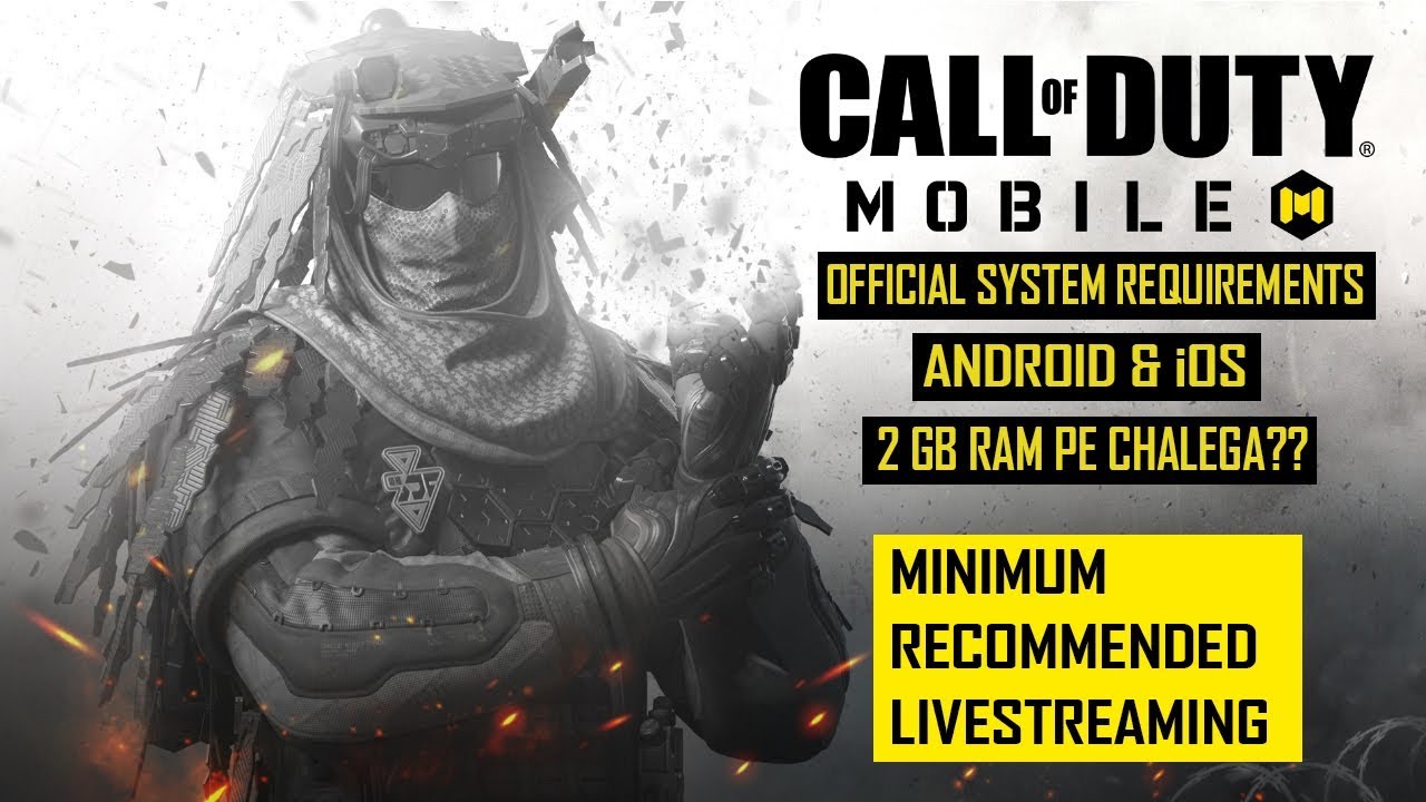 Call of Duty Mobile System Requirements Confirmed🔥Android & iOS - YouTube