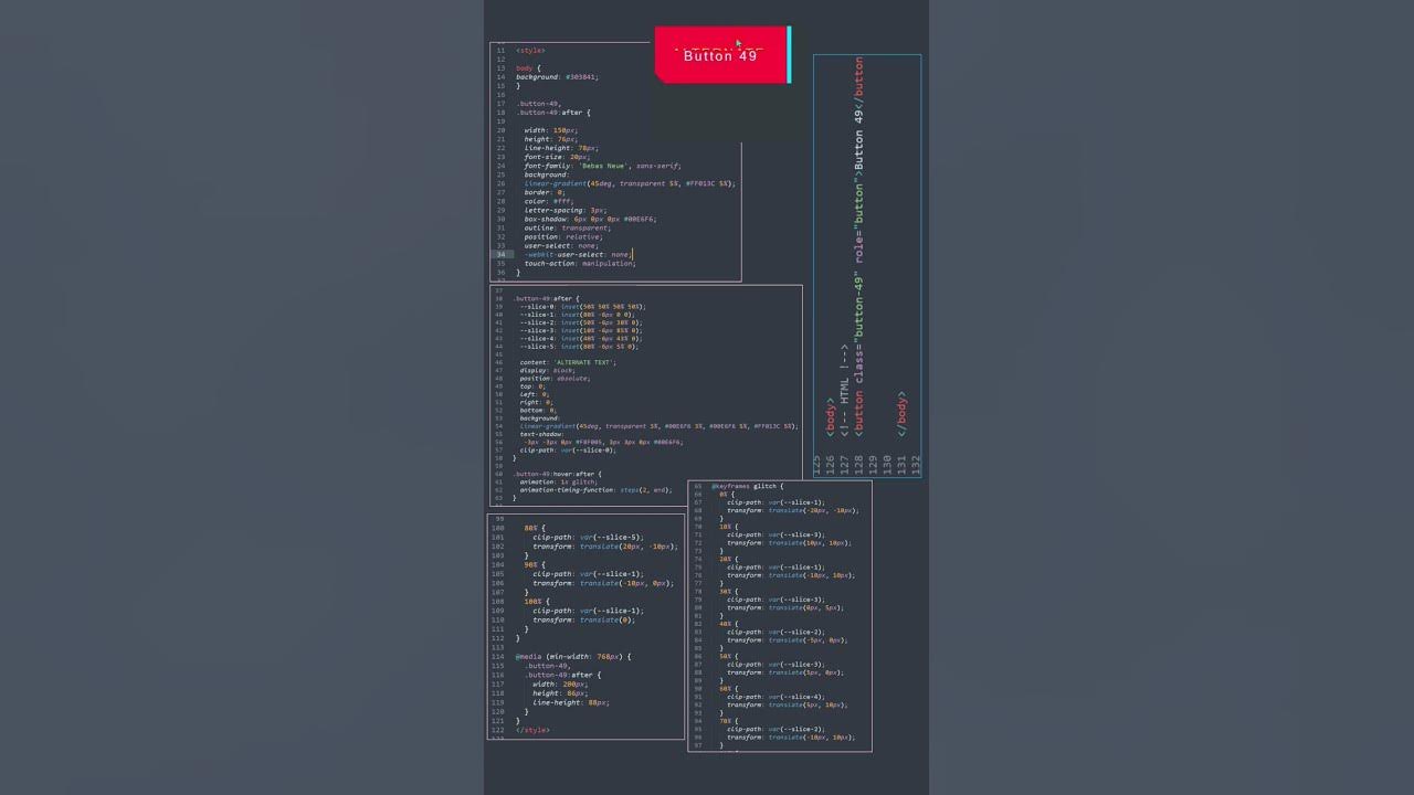 Animated Button Using Html Css Shorts Short Html Css Javascript Webdevelopment Webdesign 