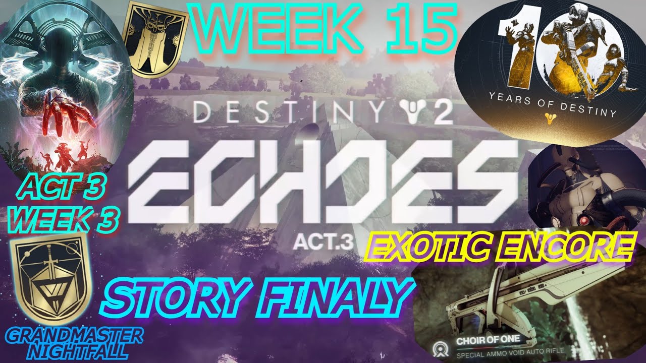 DESTINY 2 STREAM | THE FINAL SHAPE | ECHOES ACT 3 WEEK 15 | GRINDING ...